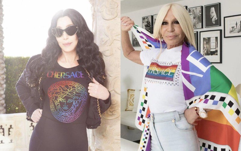 Versace and Cher Celebrate Pride With Chersace Drop