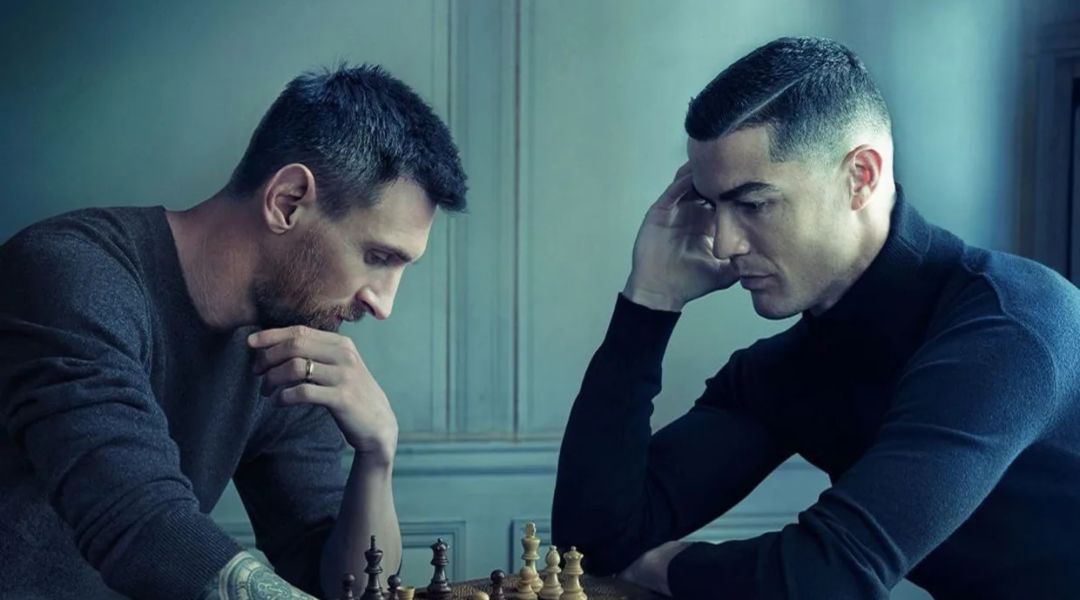 Viral LV Chess Photo Features Messi and Ronaldo